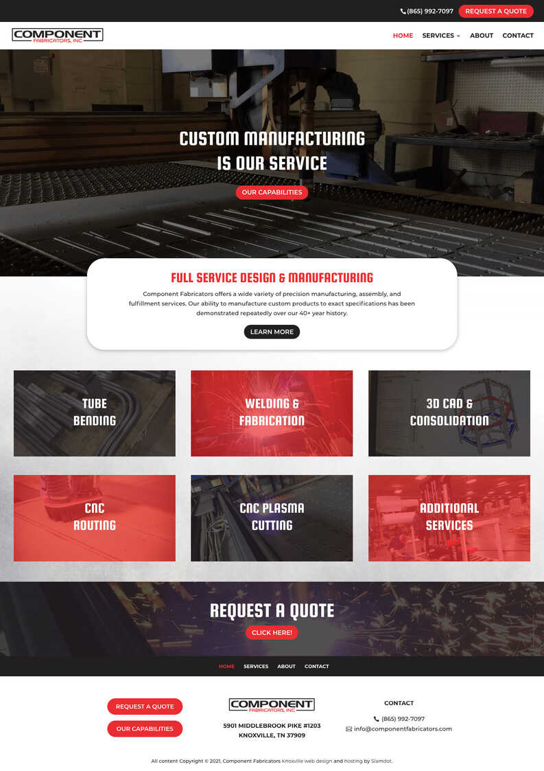 Component Fabricators Client Spotlight - Slamdot