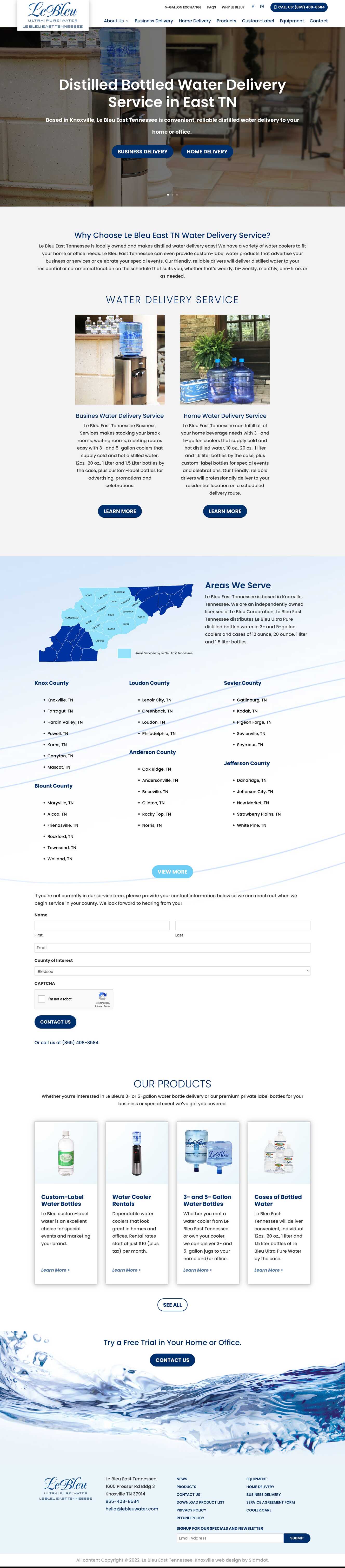 Le Bleu East Tennessee Client Spotlight - Slamdot